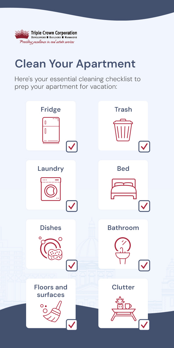 11 Ways to Prepare Your Apartment Before Vacation